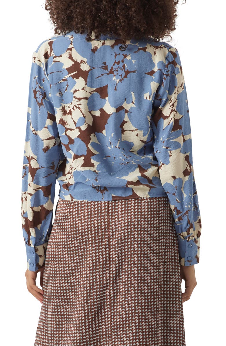 VERO MODA Brita Berta Floral Print Button-Up Shirt | Nordstromrack
