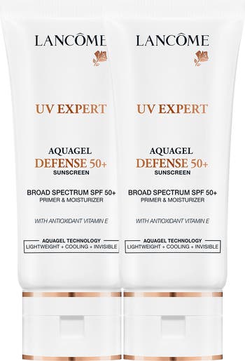 Lancôme UV Expert Aquagel Defence Primer & Moisturizer SPF 50 Duo Gift ...