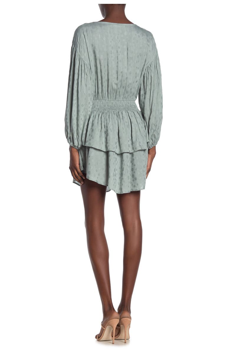 MUSTARD SEED Smock Waist Tonal Dot Print Mini Dress | Nordstromrack