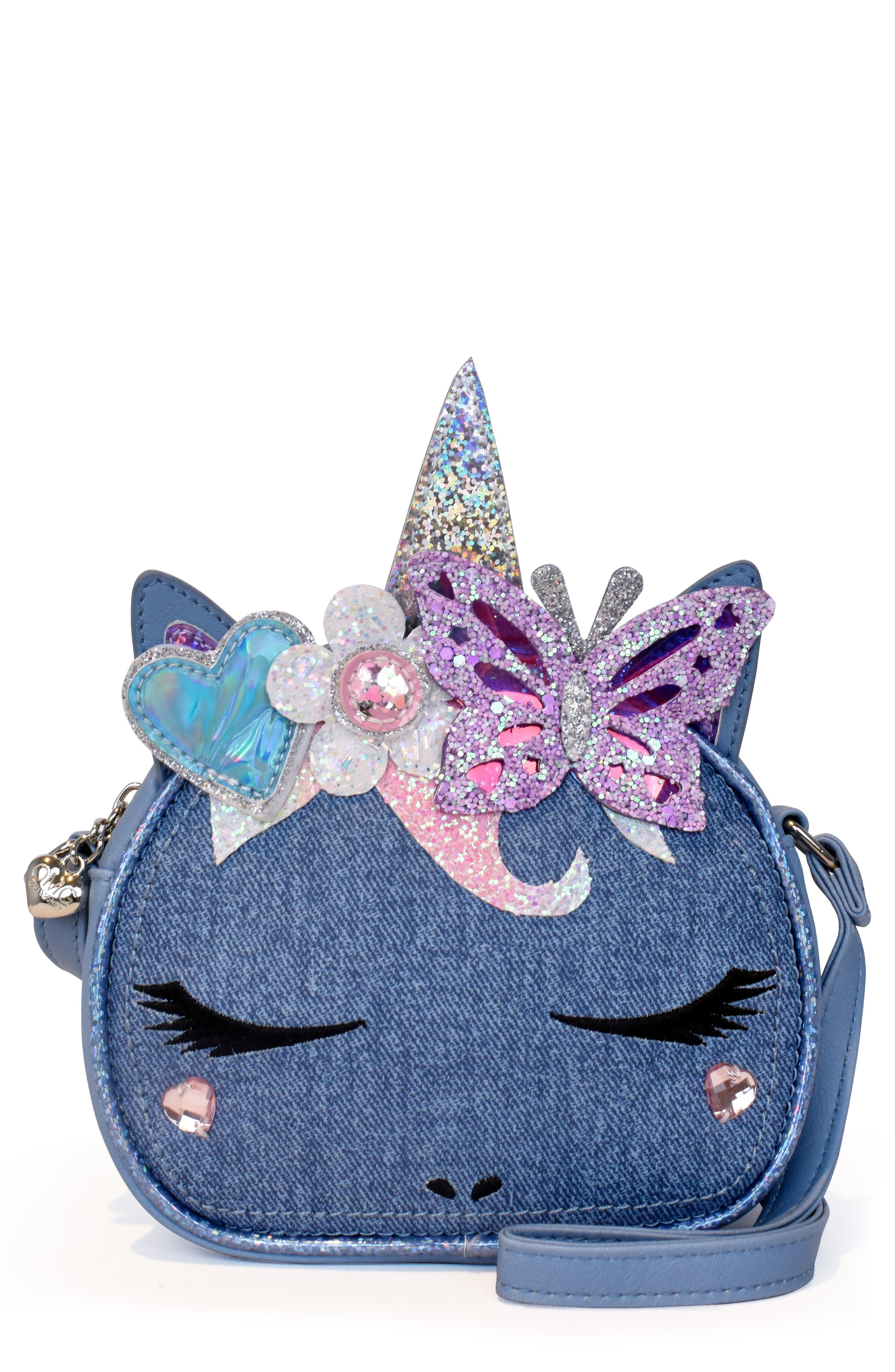 OMG Accessories Kids' Gwen Daisy Unicorn Crossbody Bag | Nordstromrack