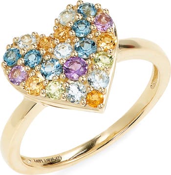 Bony Levy 14K Gold Semiprecious Stone Stacking Ring | Nordstrom