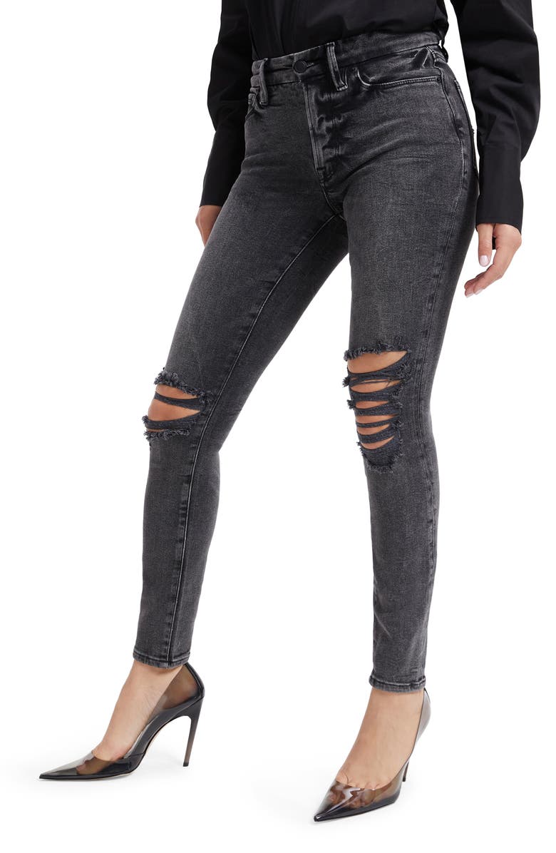 Good American Good Legs High Waist Ankle Skinny Jeans | Nordstromrack