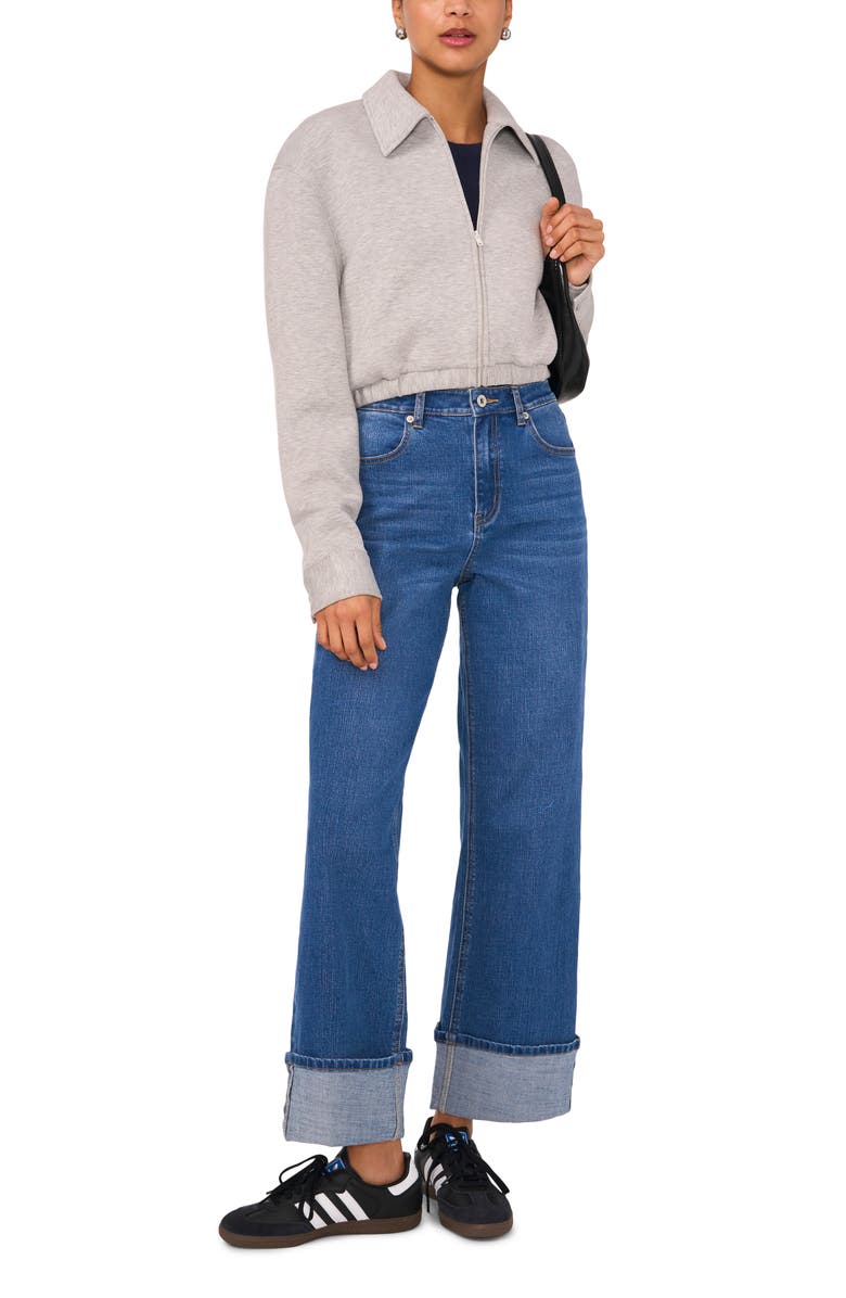 1.STATE Front Zip Crop Jacket | Nordstromrack
