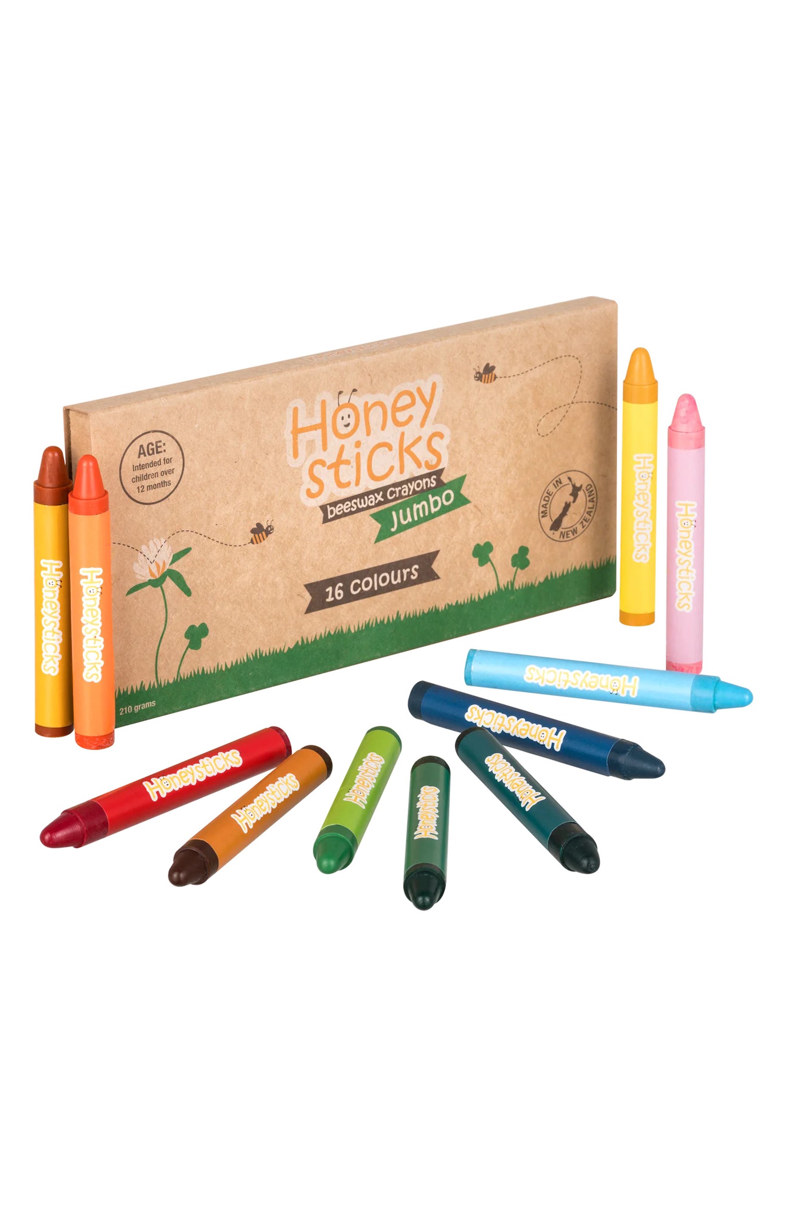 HONEYSTICKS 16-Color Jumbo Beeswax Crayons | Nordstromrack