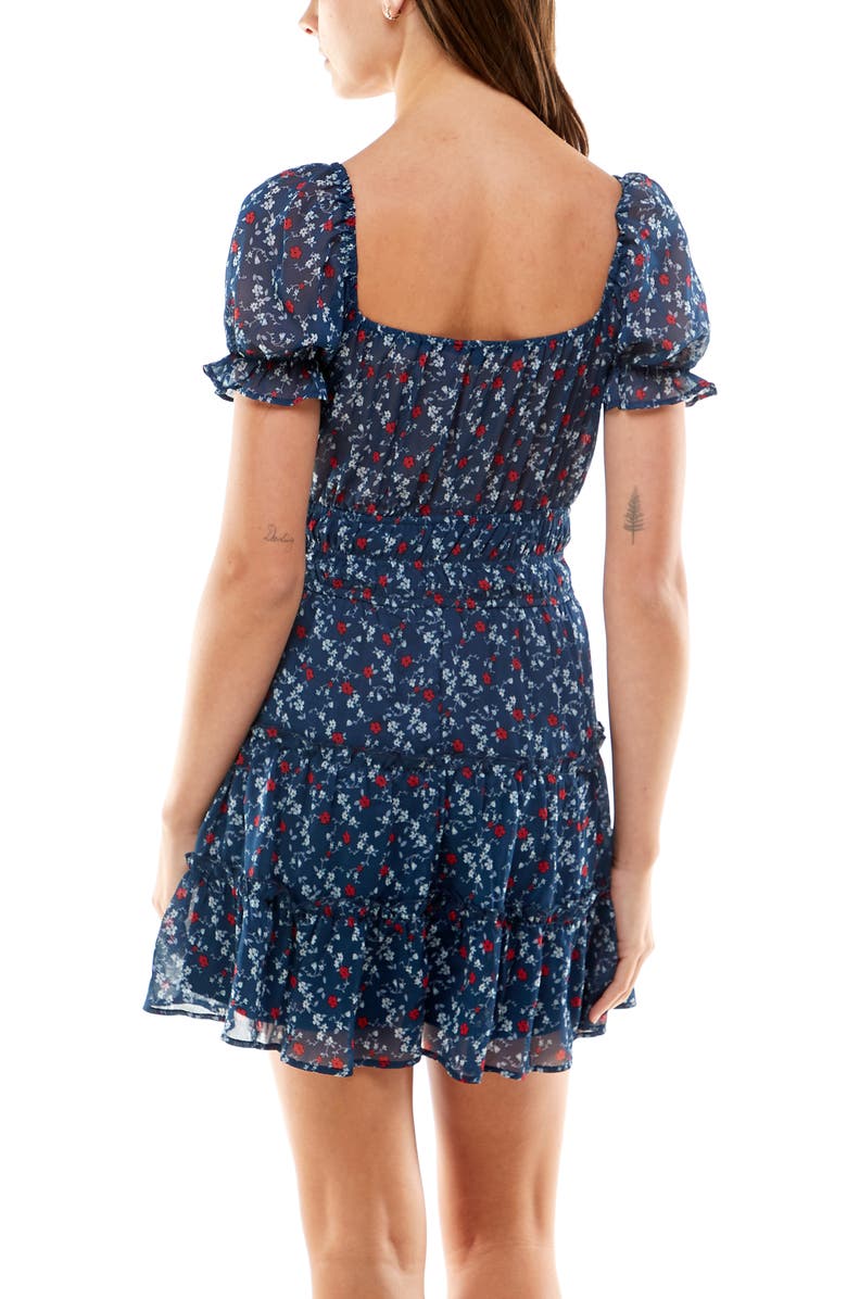 Row A Tiered Ruffle Mini Dress | Nordstromrack