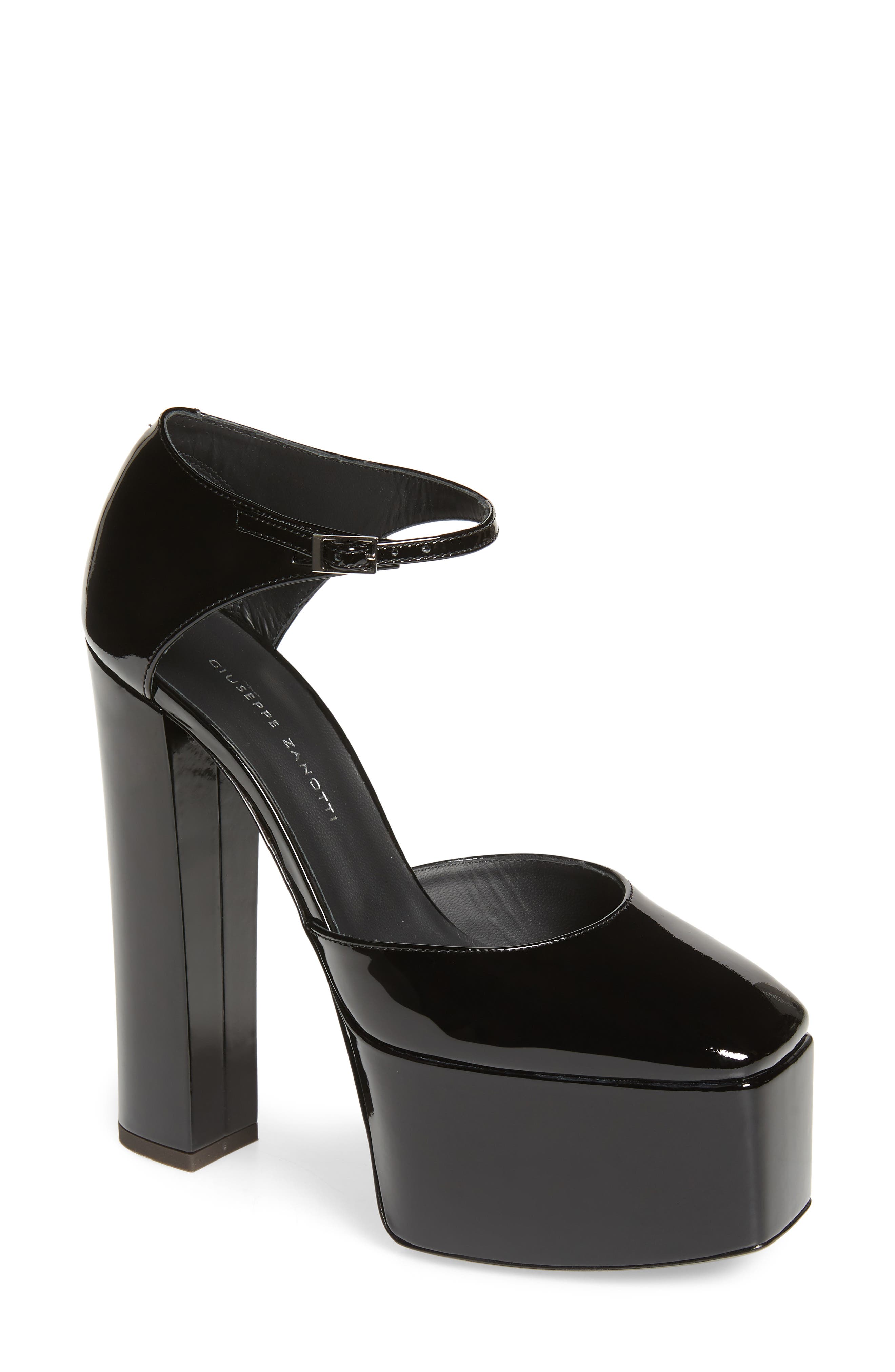 Giuseppe Zanotti Ankle Strap Platform Pump (Women) | Nordstromrack