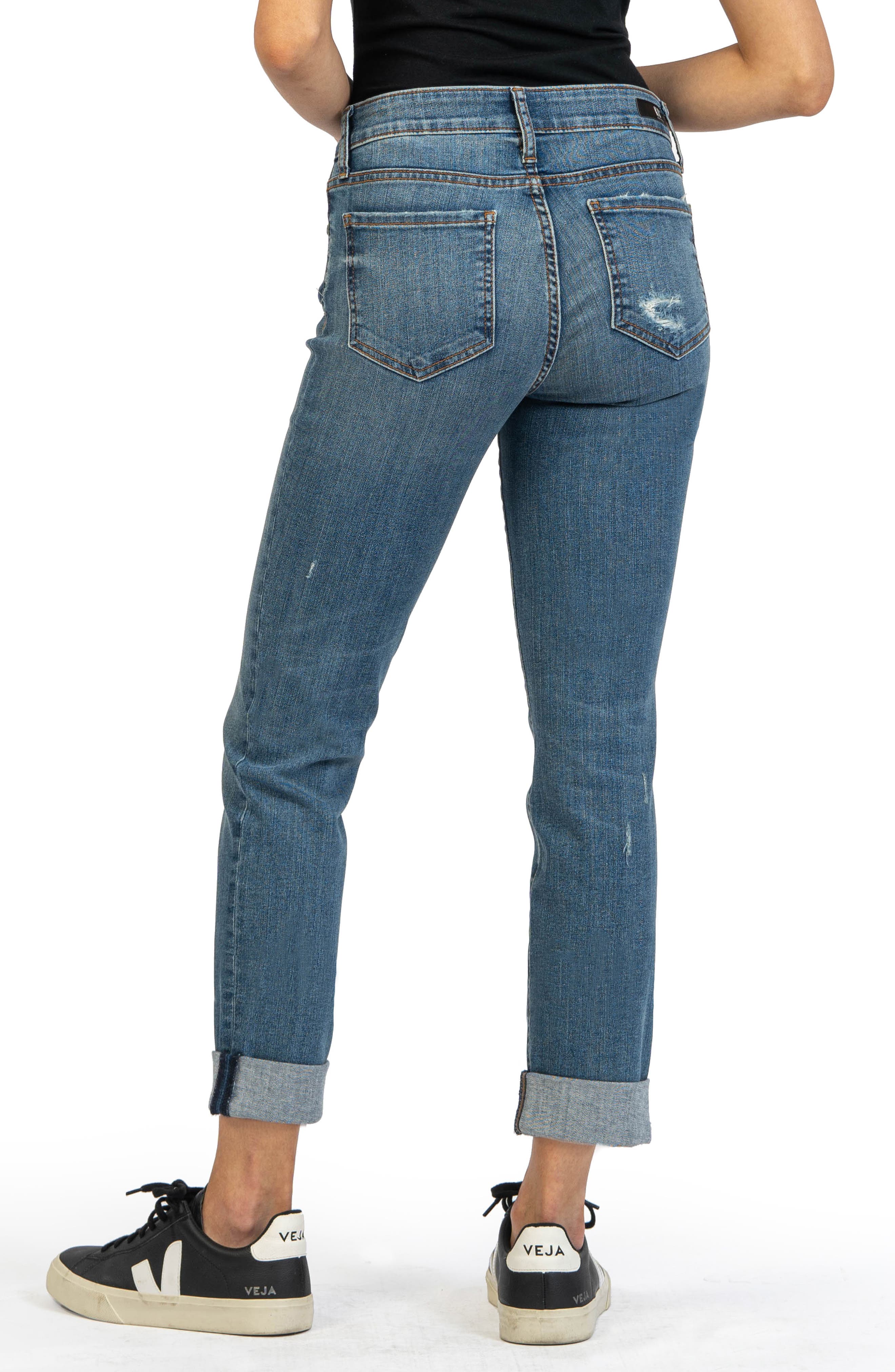 KUT from the Kloth Catherine Cuffed Boyfriend Jeans | Nordstromrack
