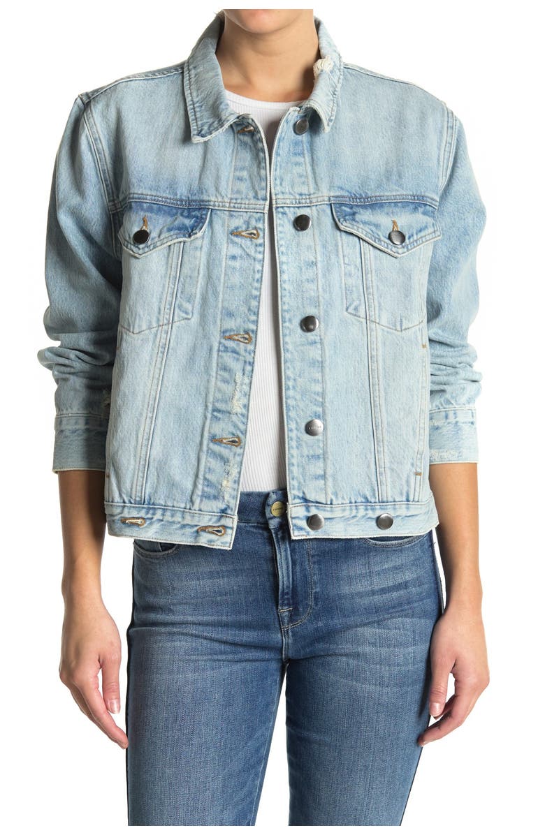 FRAME Overlap Denim Jacket | Nordstromrack