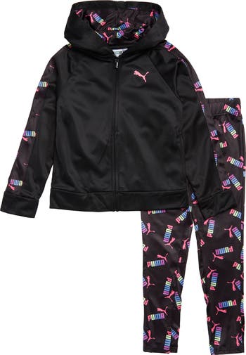 PUMA Kids' Tricot Zip Hoodie and Leggings Set | Nordstromrack