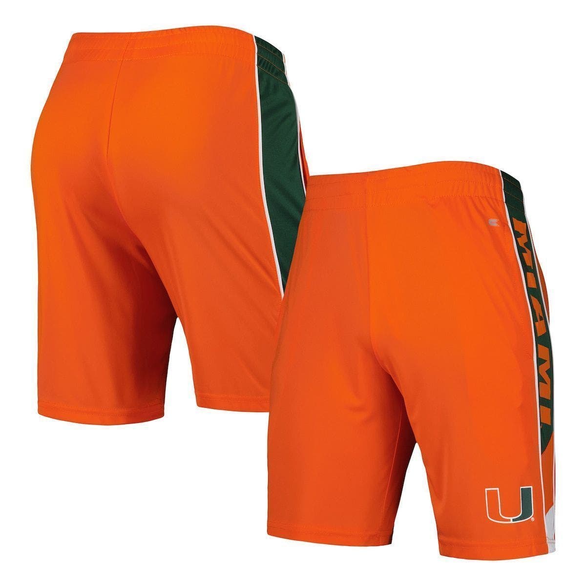 COLOSSEUM Men's Colosseum Orange Miami Hurricanes Pool Time Shorts ...