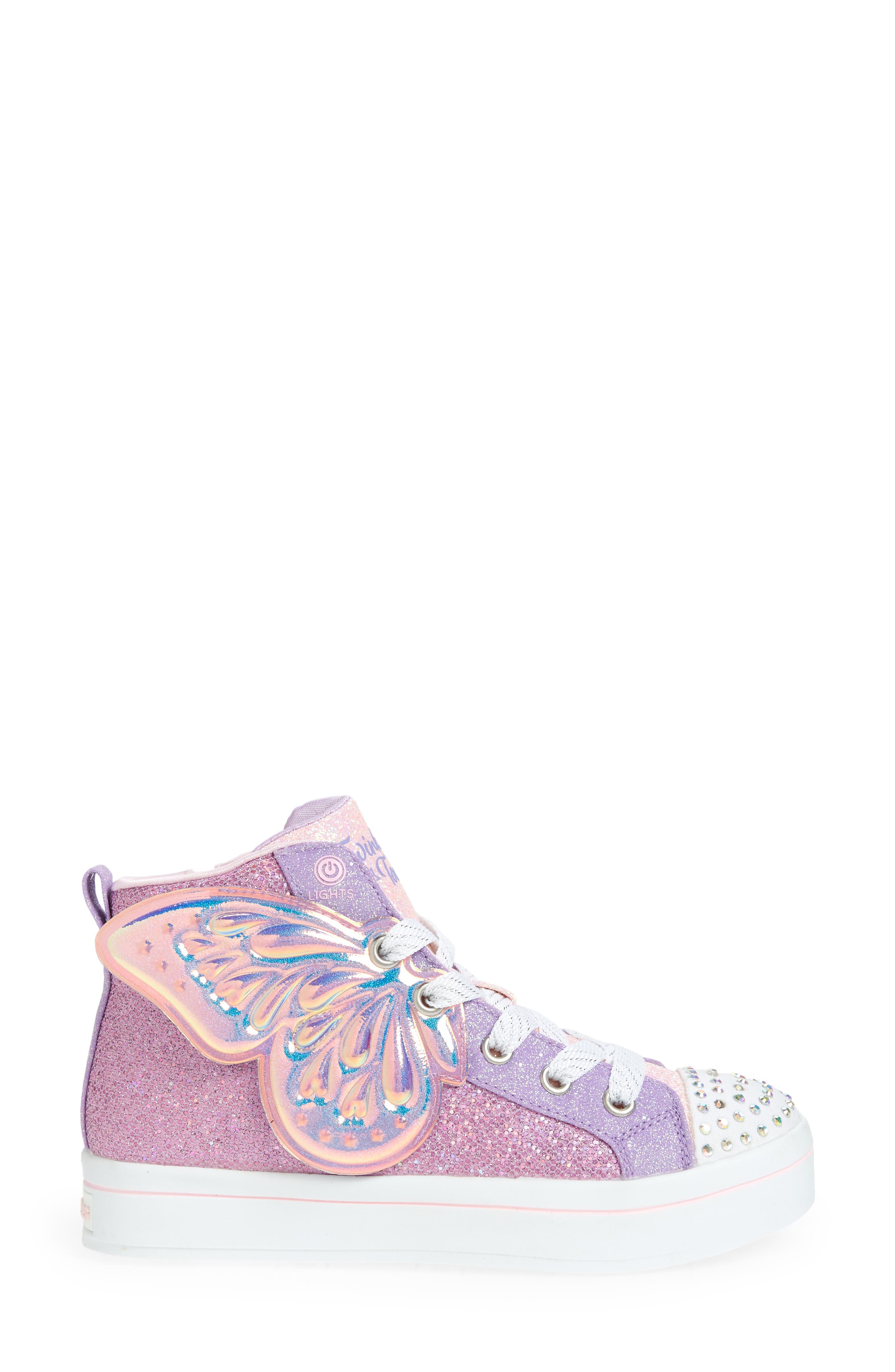 SKECHERS Twinkle Toes® Twi-Lites 2.0 Butterfly Wishes Light-Up High Top ...