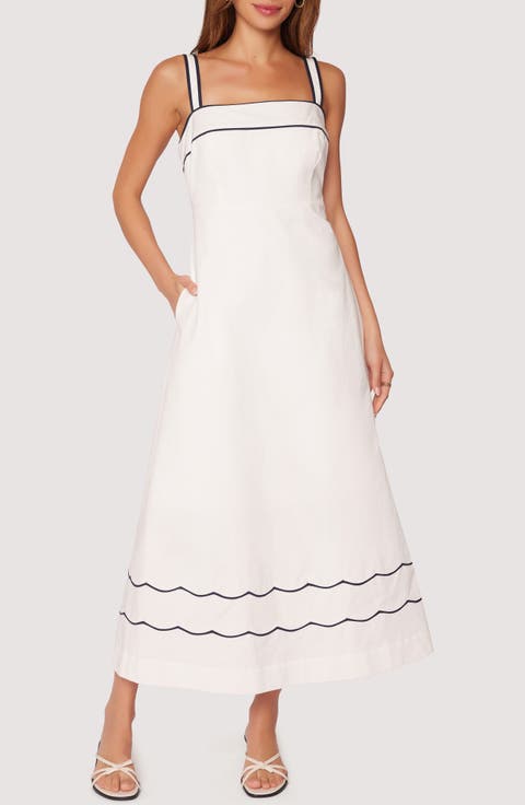 A-Line White Dresses | Nordstrom