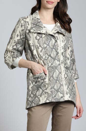 APNY Python Print Faux Leather Jacket | Nordstrom