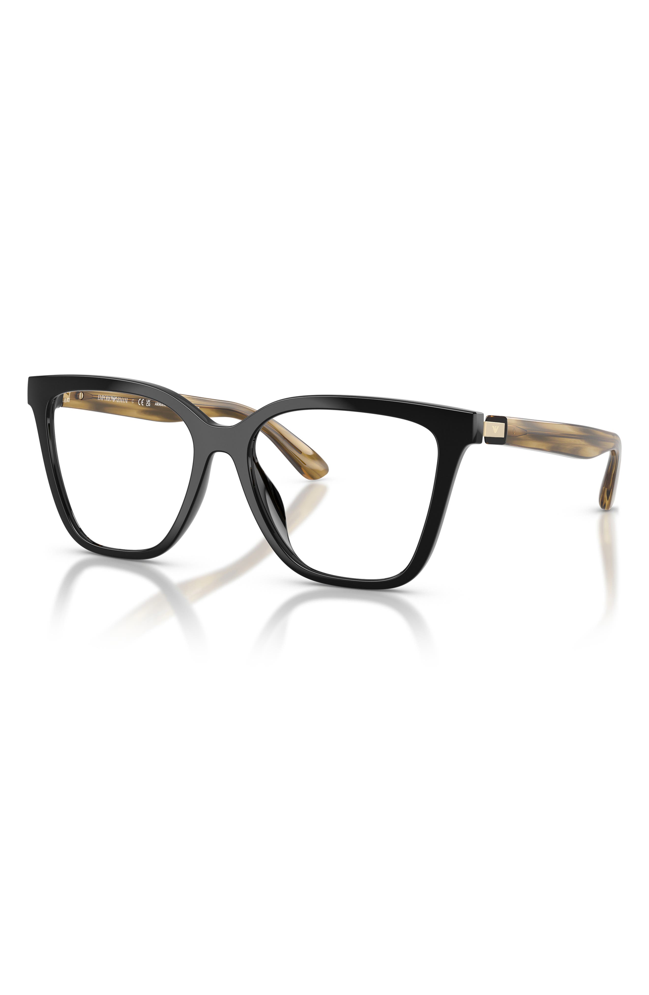 Emporio Armani 52mm Cat Eye Optical Glasses | Nordstrom