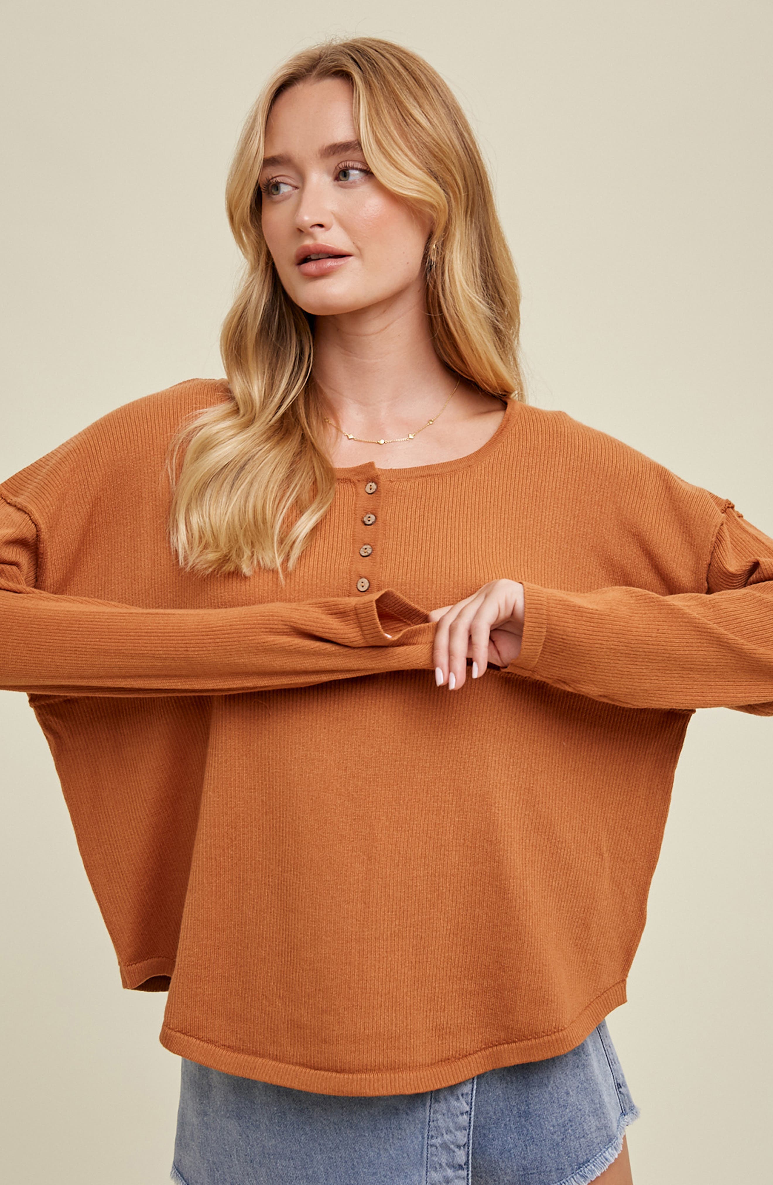 WISHLIST Rib Knit Top | Nordstromrack