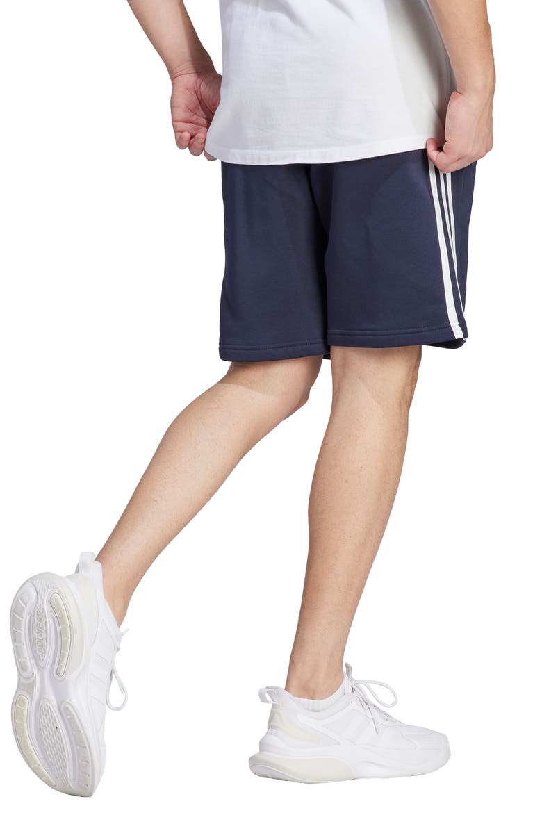 adidas Essentials 3-Stripes Fleece Shorts | Nordstromrack