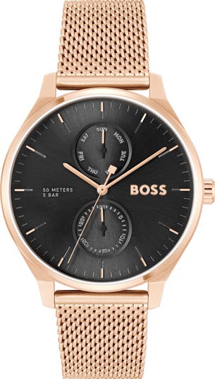 BOSS Tyler Mesh Strap Watch | Nordstrom