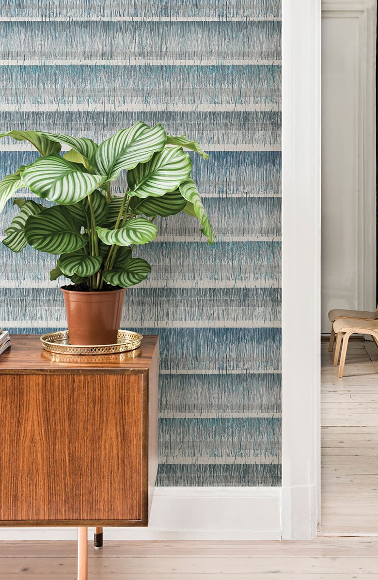Wallpops Blue Dhurrie Peel & Stick String Wallpaper | Nordstromrack