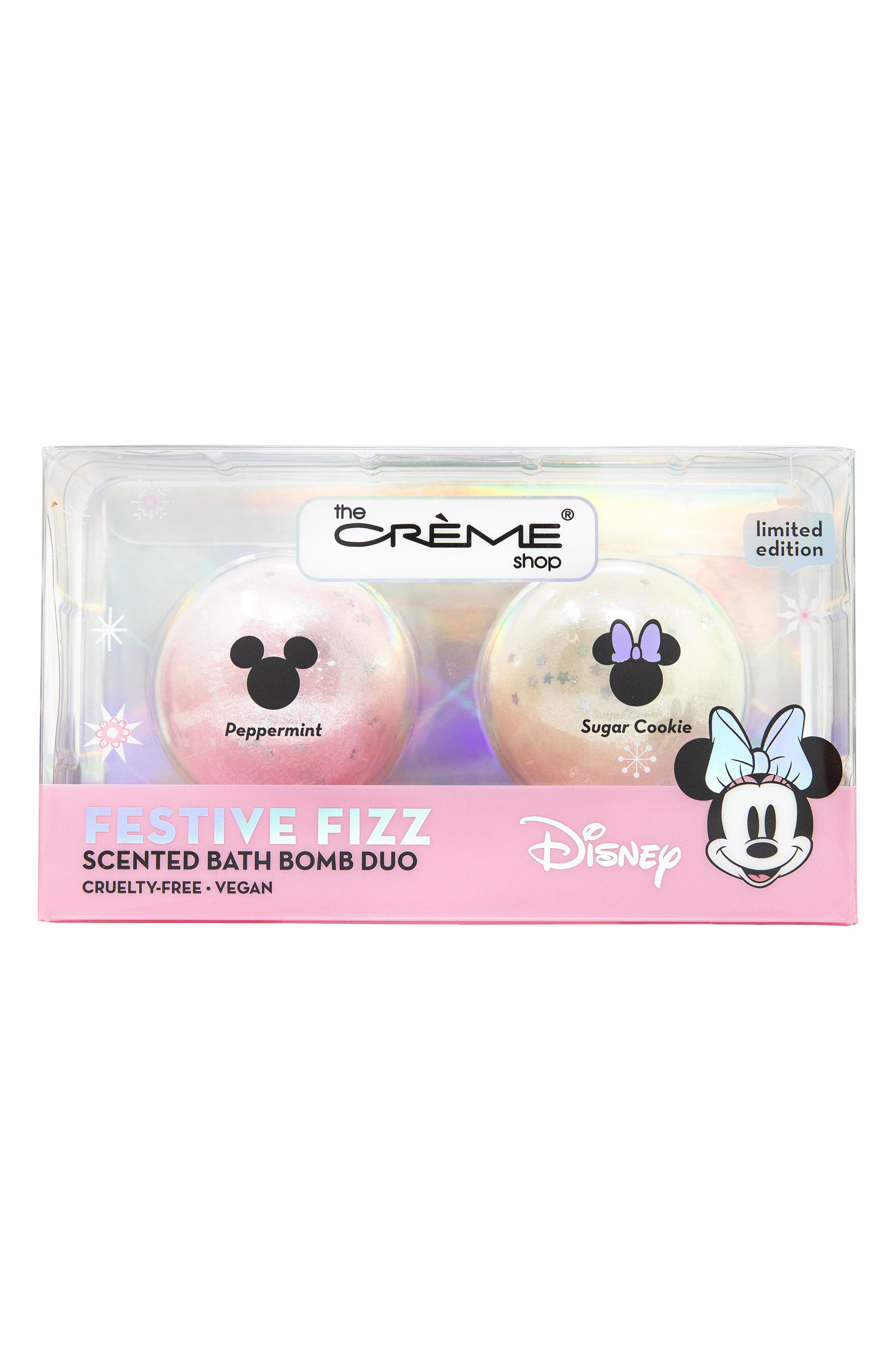 THE CREME SHOP Disney® Festive Holiday Fizz Scented Bath Bomb Duo ...