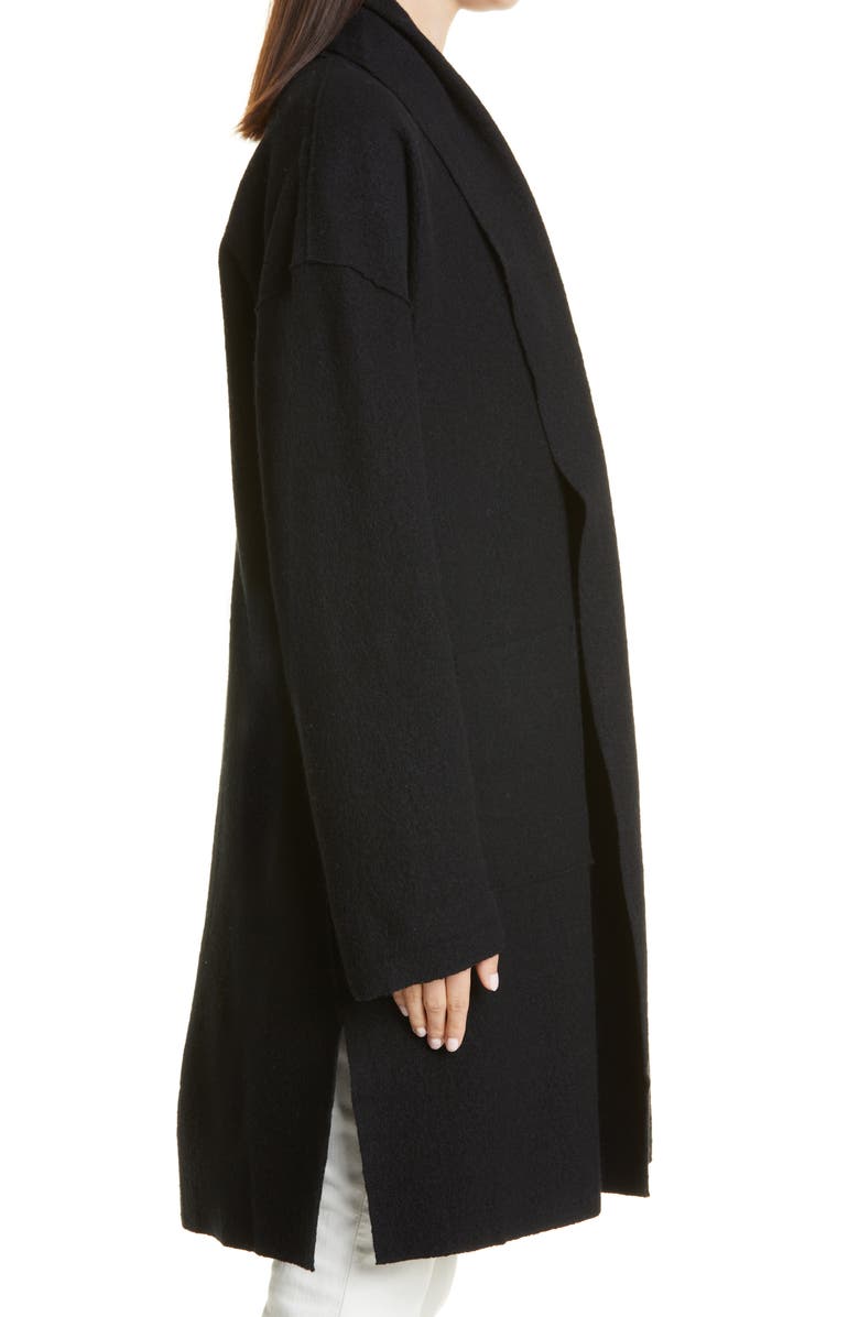 Eileen Fisher Open Front Boiled Wool Jacket | Nordstromrack