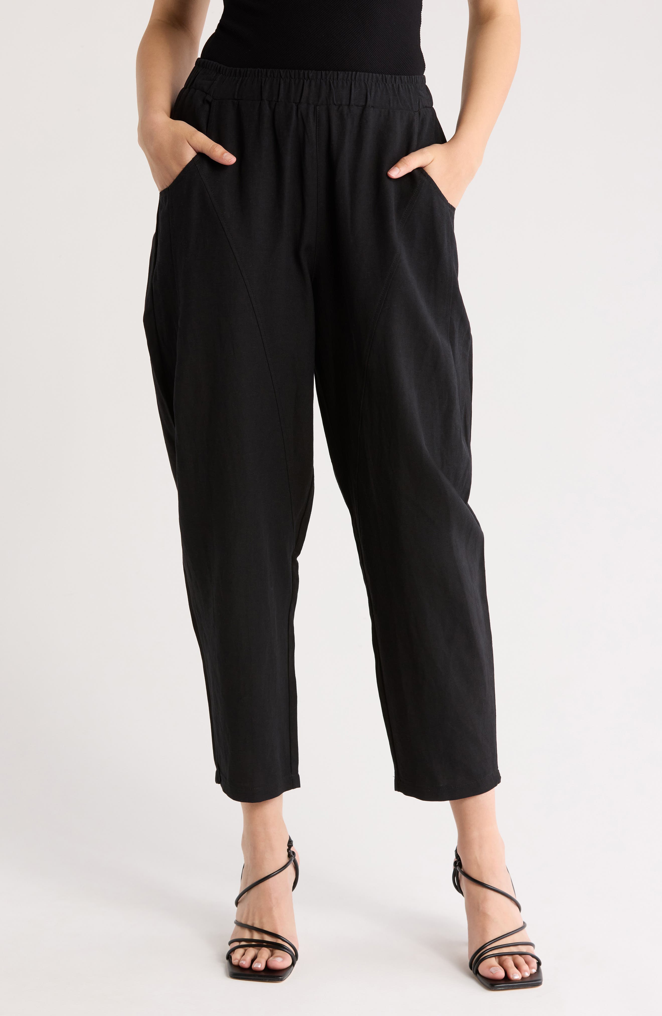 PATRIZIA LUCA Cropped Pull-On Pants | Nordstromrack