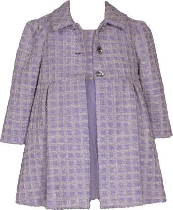 Iris & Ivy Bouclé Coat & Dress Set | Nordstromrack