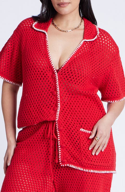 Red Plus-Size Tops for Women | Nordstrom