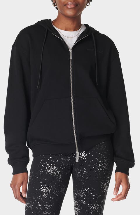 Women's Black Zip-Up Hoodies | Nordstrom
