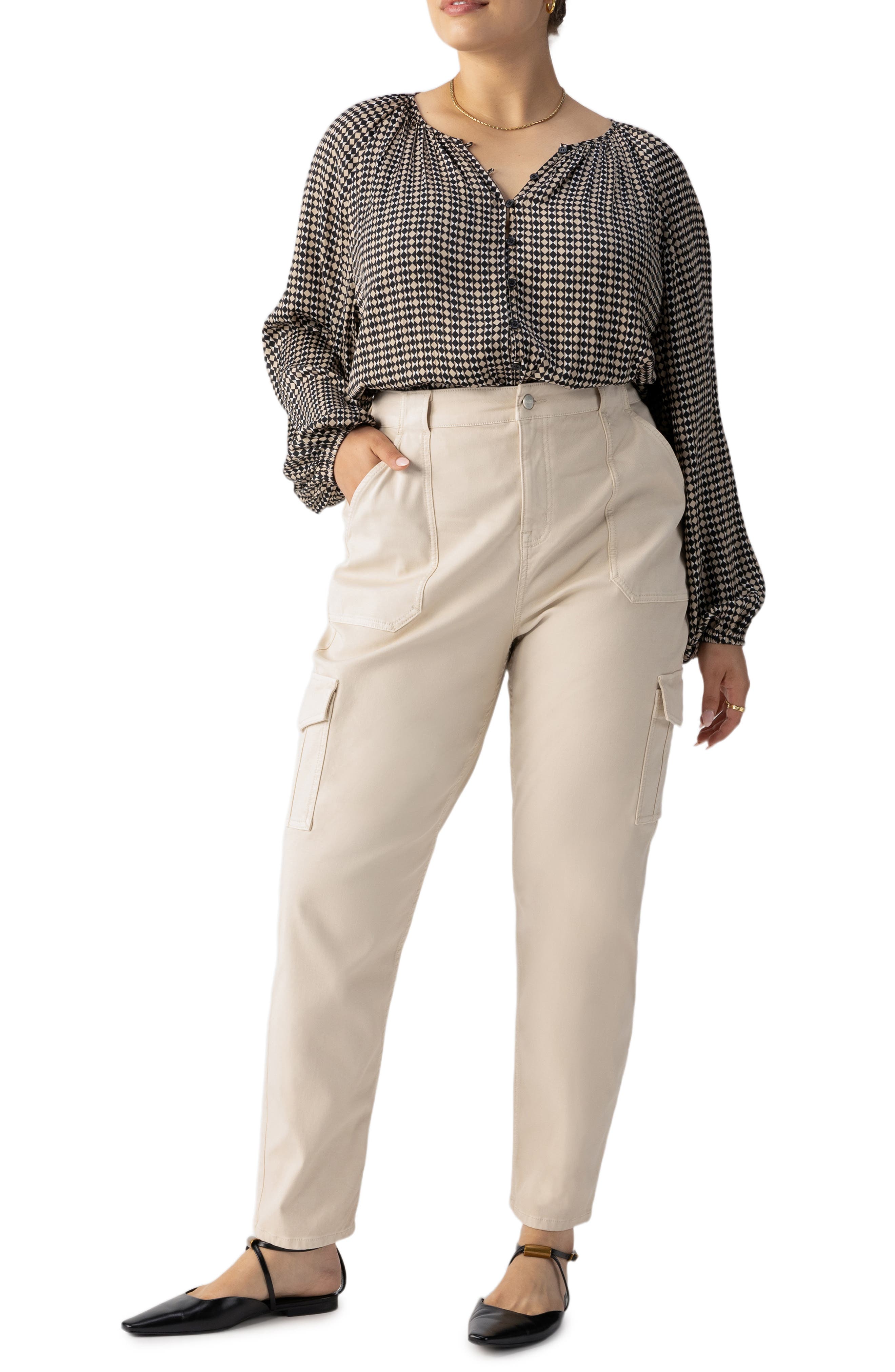 Sanctuary Geo Blouson Top | Nordstromrack