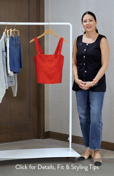 Reformation Darci Linen Tank | Nordstrom