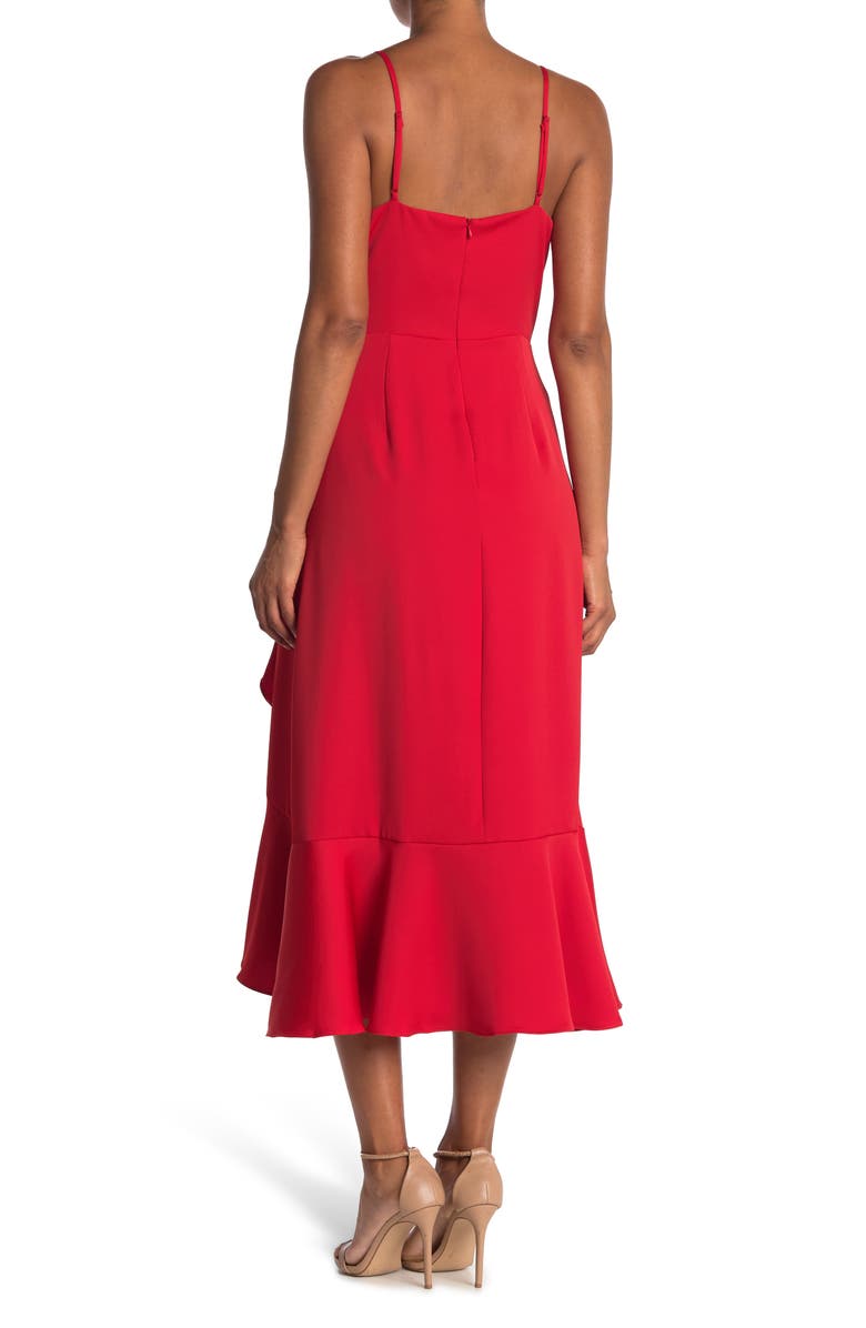 Lucy Paris Mandi Sleeveless Ruffled Midi Dress | Nordstromrack