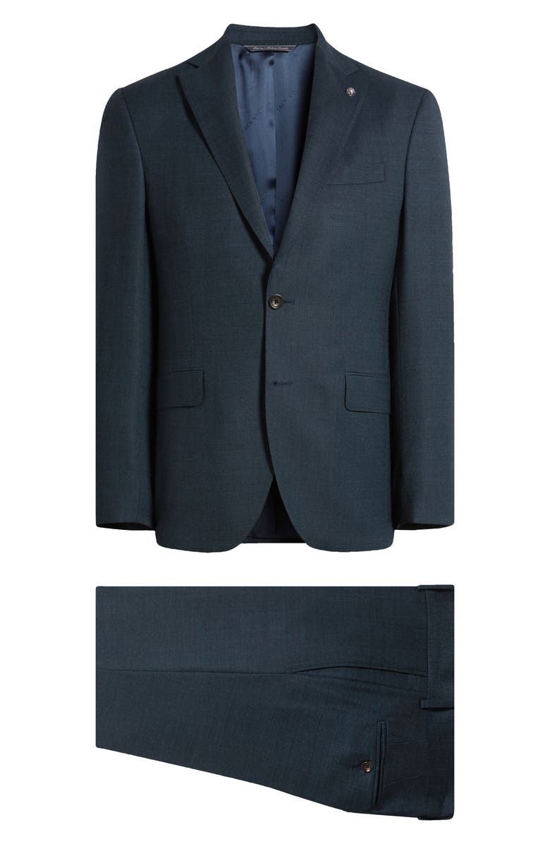 Jack Victor Dean Soft Constructed Dark Teal Wool Suit | Nordstromrack