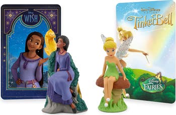 tonies Disney® Wish's Asha Tonie & Peter Pan's Tinkerbell Tonie Audio ...