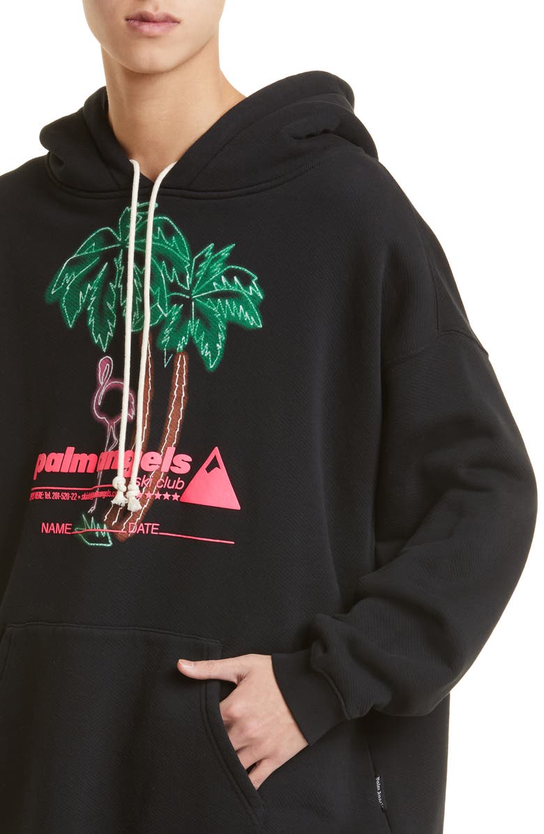 Palm Angels Men's Ski Club Oversize Hoodie | Nordstrom
