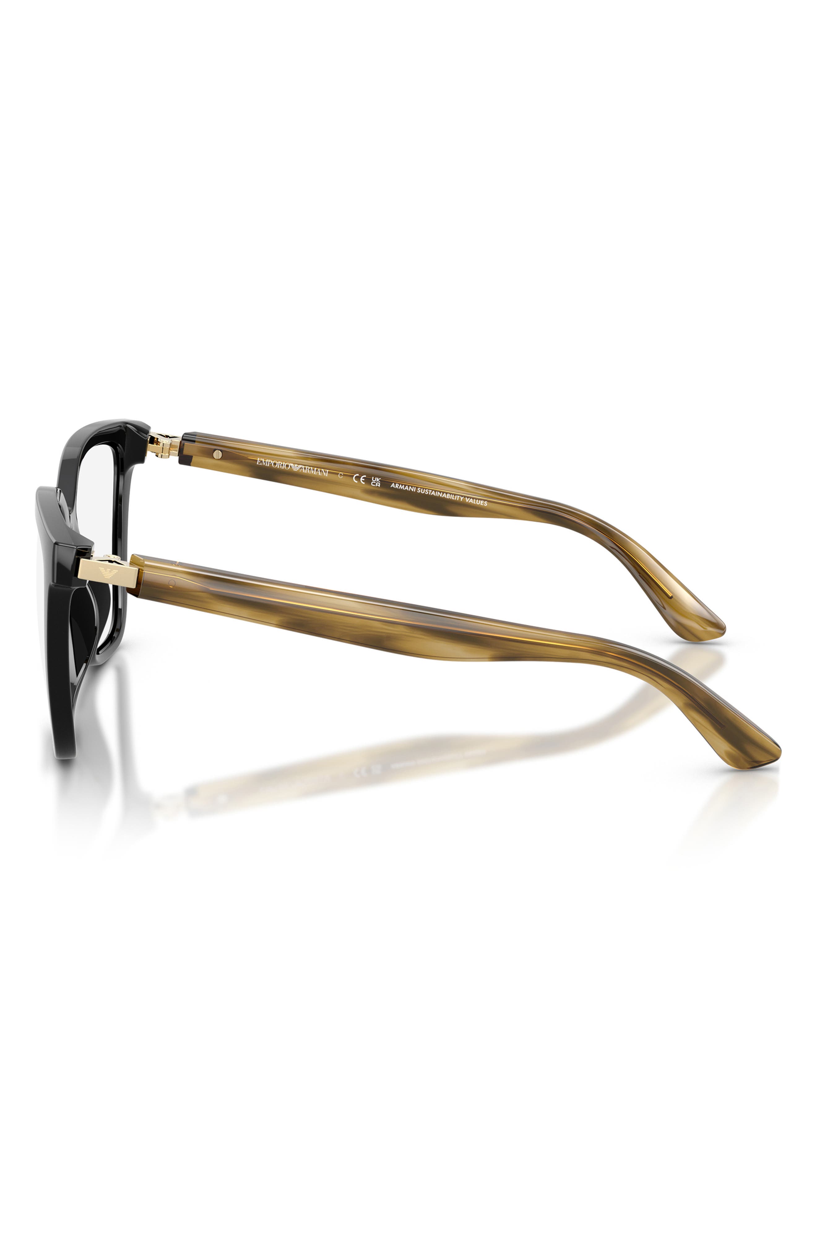 Emporio Armani 52mm Cat Eye Optical Glasses | Nordstrom