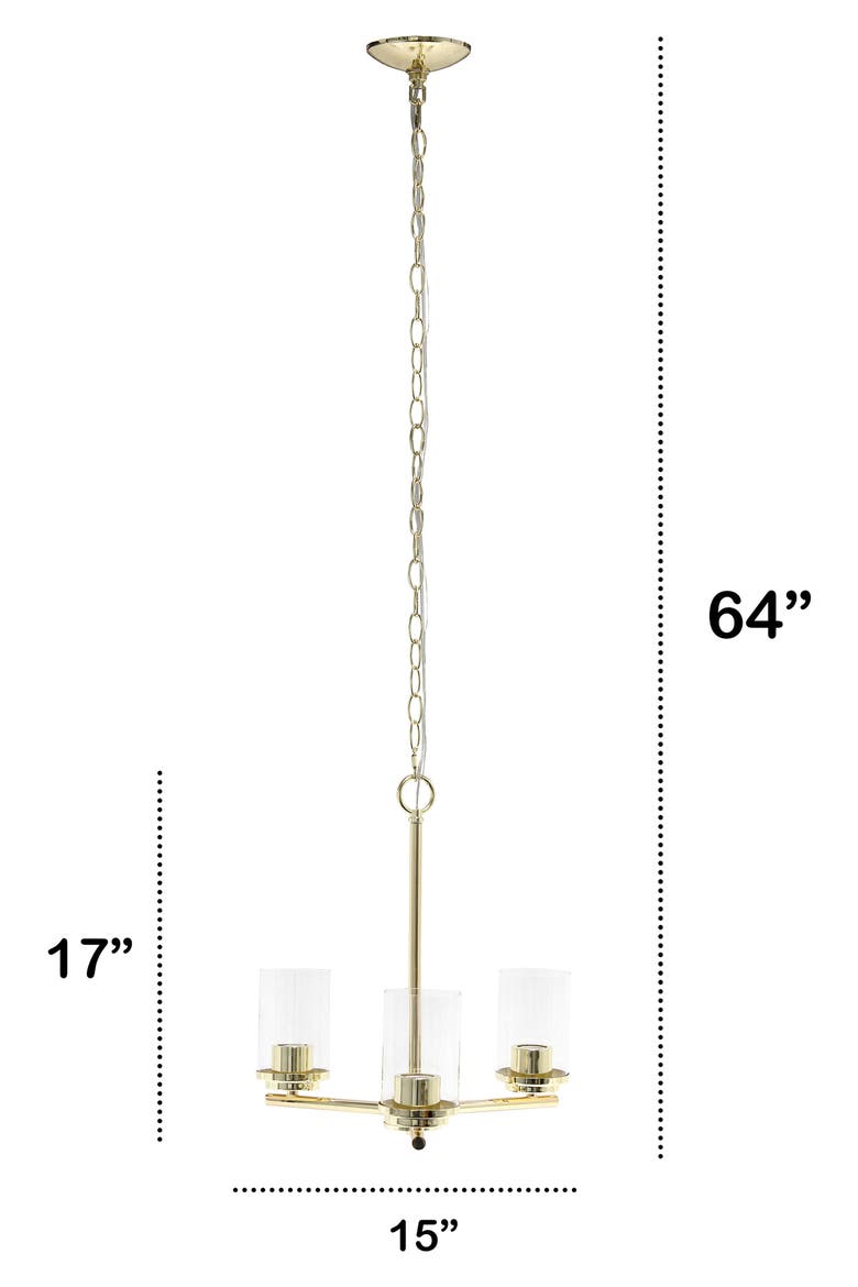 Three Light Glass Shade Flush Mount Pendant Light | Nordstromrack
