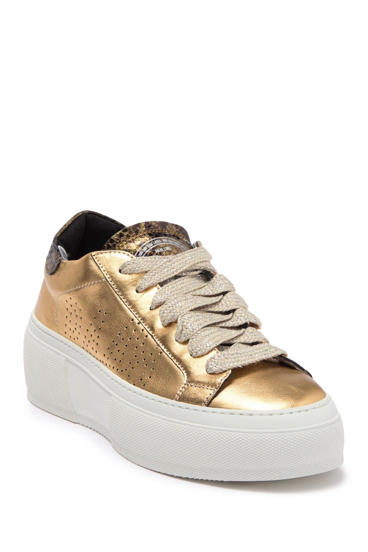 P448 Louise Snake Print Metallic Platform Sneaker | Nordstromrack