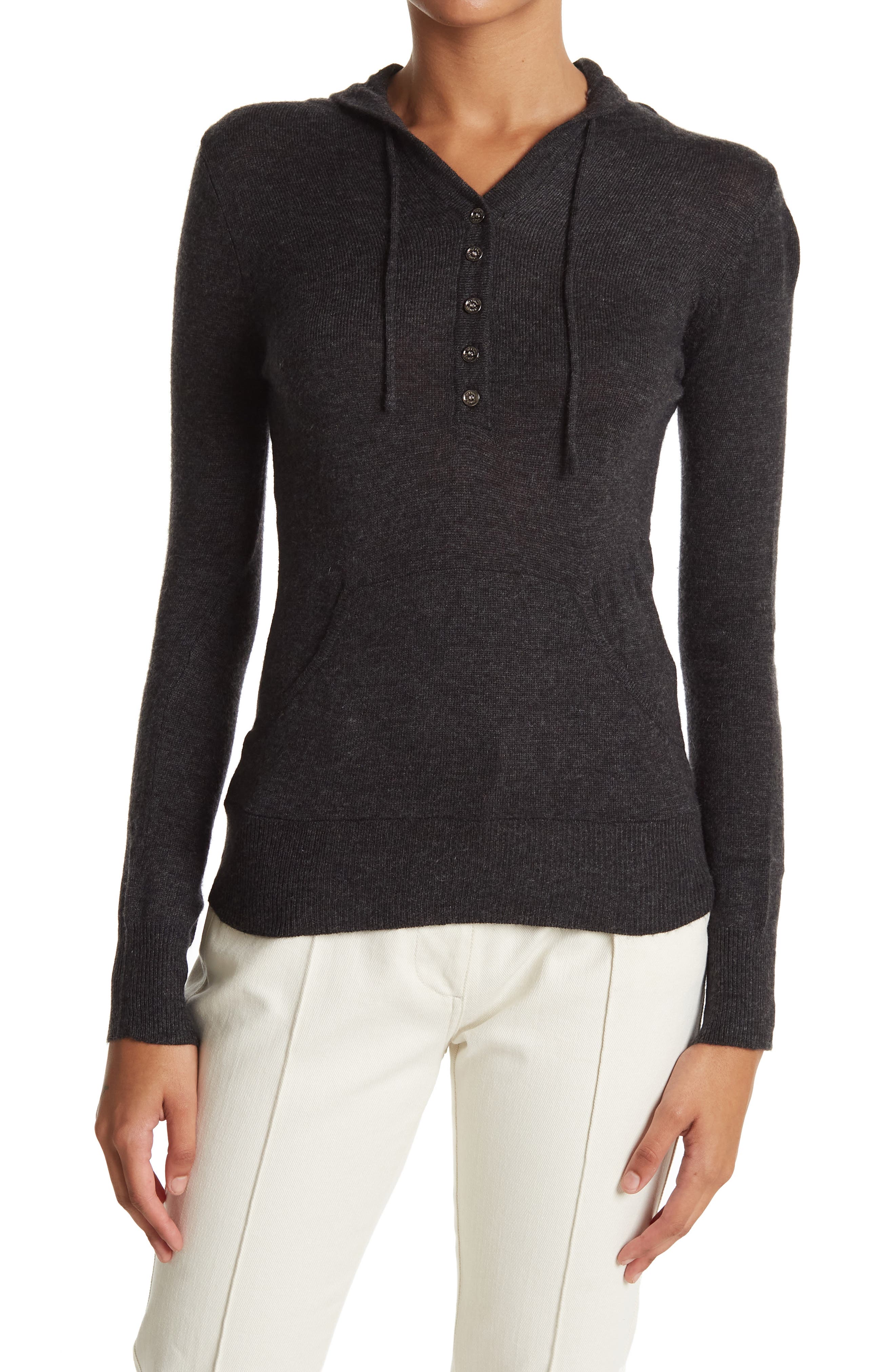 Vertigo Paris VERTIGO Hooded Henley Sweater | Nordstromrack