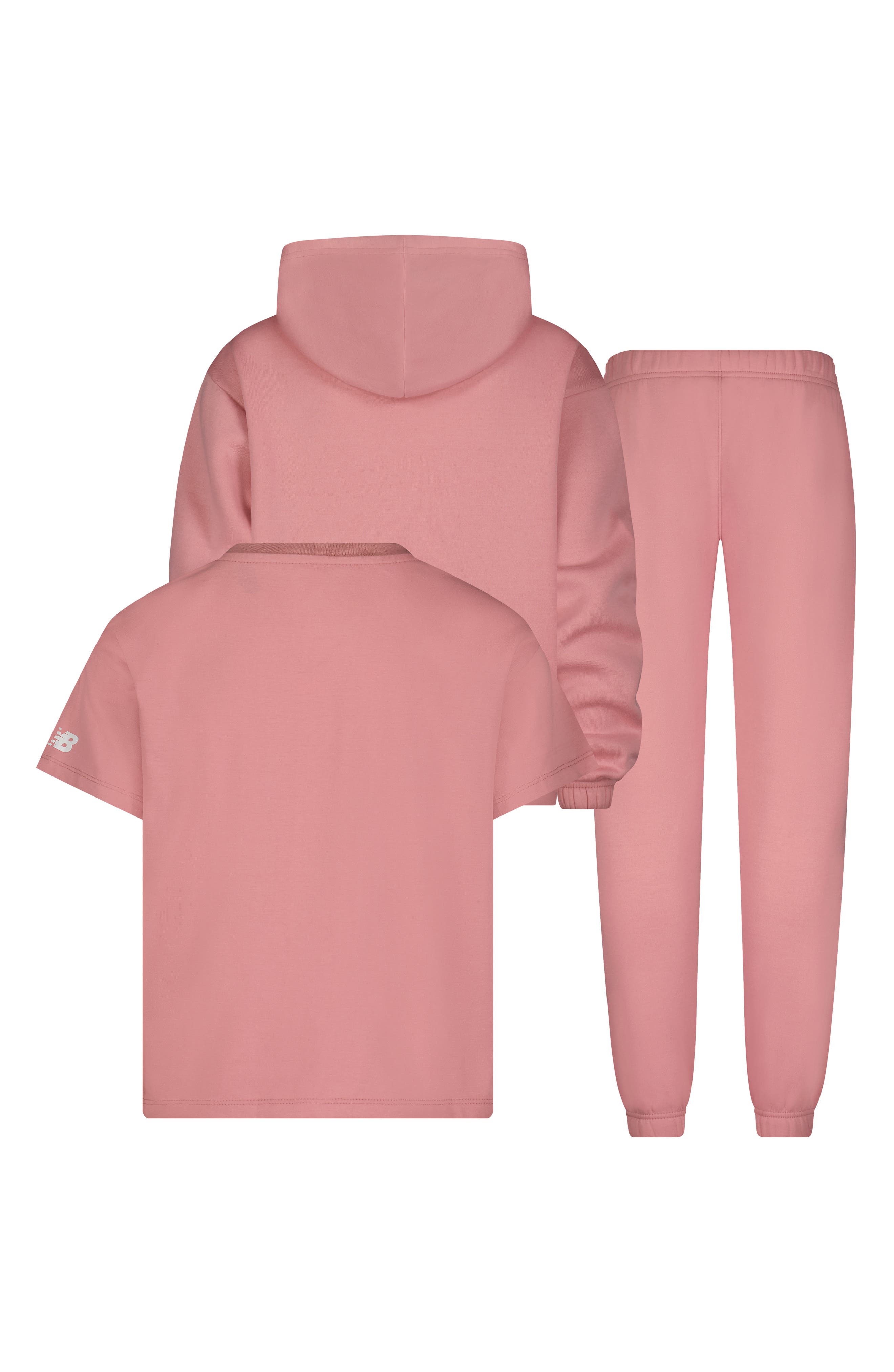 New Balance Kids' Logo Pullover Hoodie, T-Shirt & Joggers Set ...