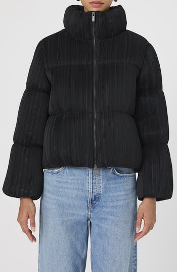 French Connection Dinara Crinkle Puffer Jacket | Nordstrom