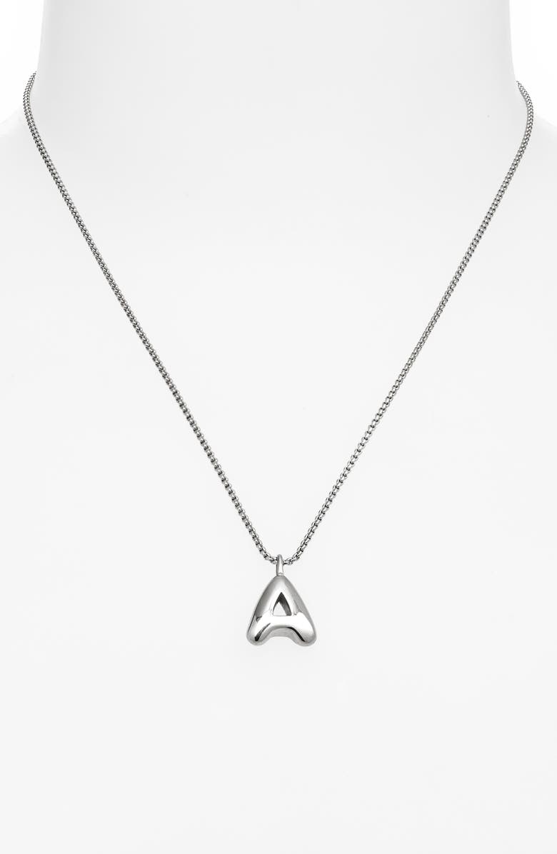 Open Edit Waterproof Bubble Initial Pendant Necklace | Nordstrom