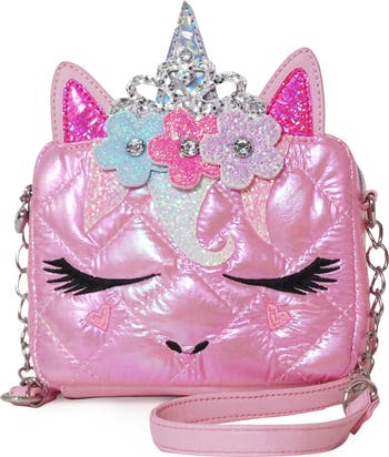 OMG Accessories Miss Gwen Flower Crown Quilted Crossbody Bag | Nordstrom