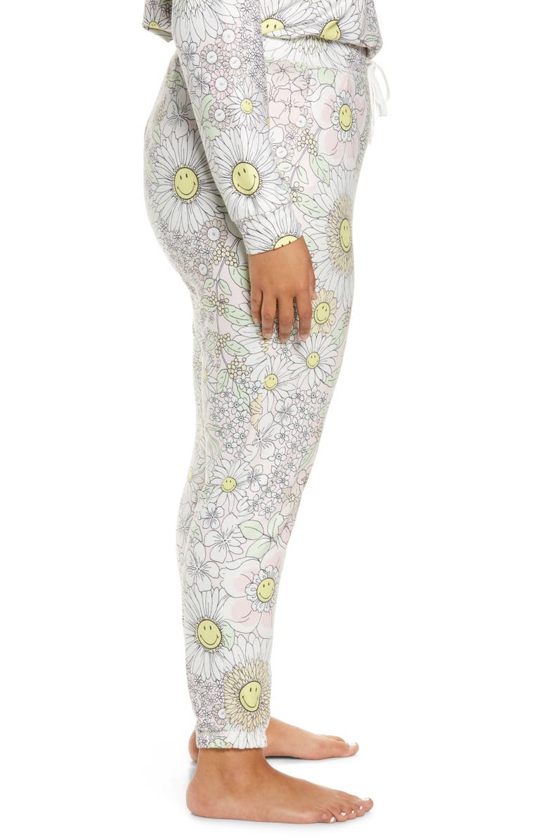 PJ Salvage Smiley Blooms Lounge Joggers | Nordstromrack