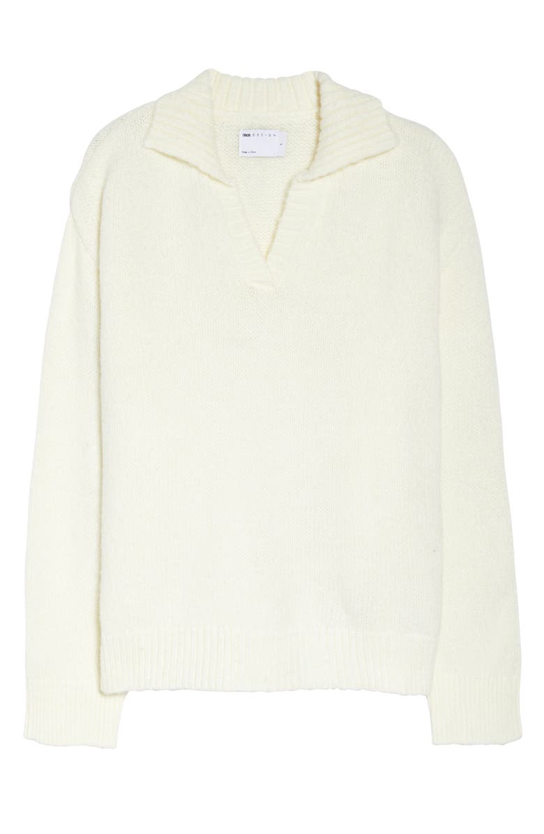 ASOS DESIGN Open Collar Sweater | Nordstrom
