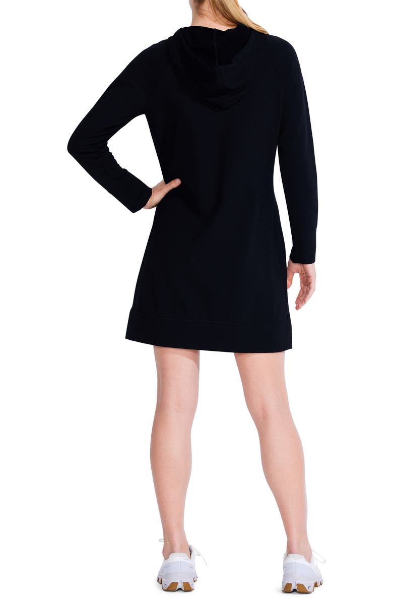 NZ ACTIVE by NIC+ZOE Long Sleeve Brushed Terry Hooded Sweater Dress ...