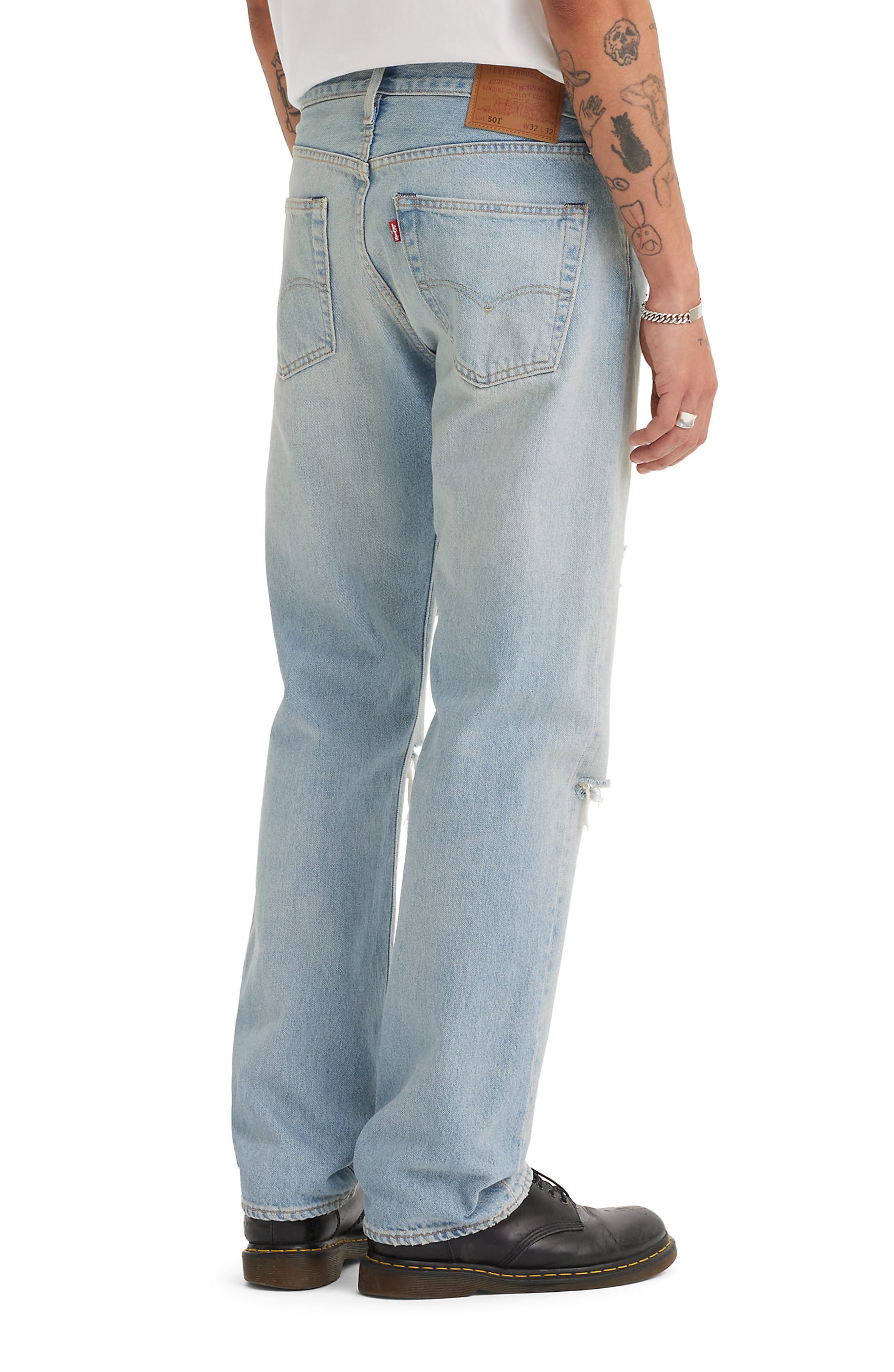 Levi's® 501® Original Ripped Straight Leg Jeans | Nordstromrack