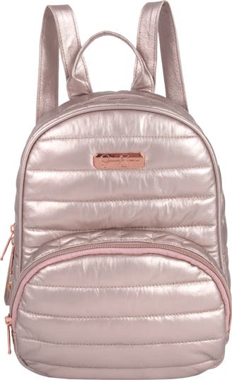 Jessica Simpson Metallic Quilted Backpack | Nordstromrack