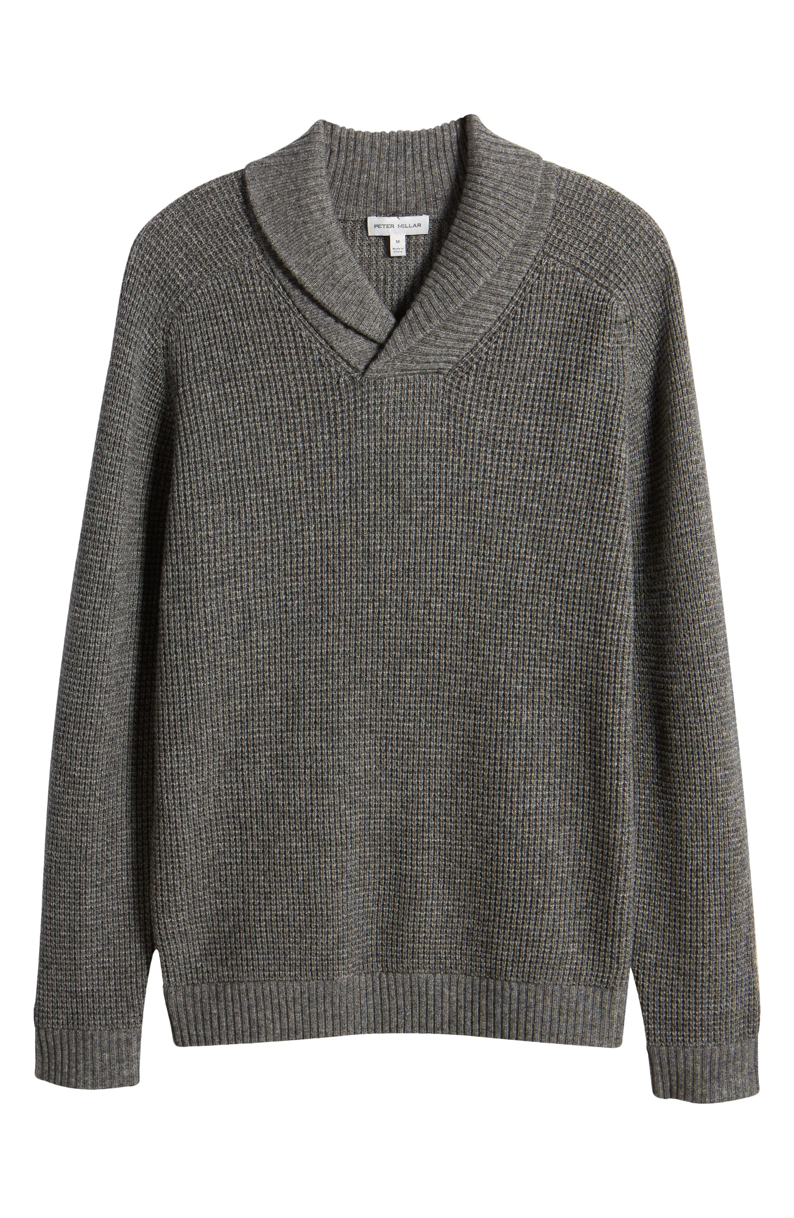 Peter Millar Midland Wool Blend Sahwl Collar Sweater | Nordstrom