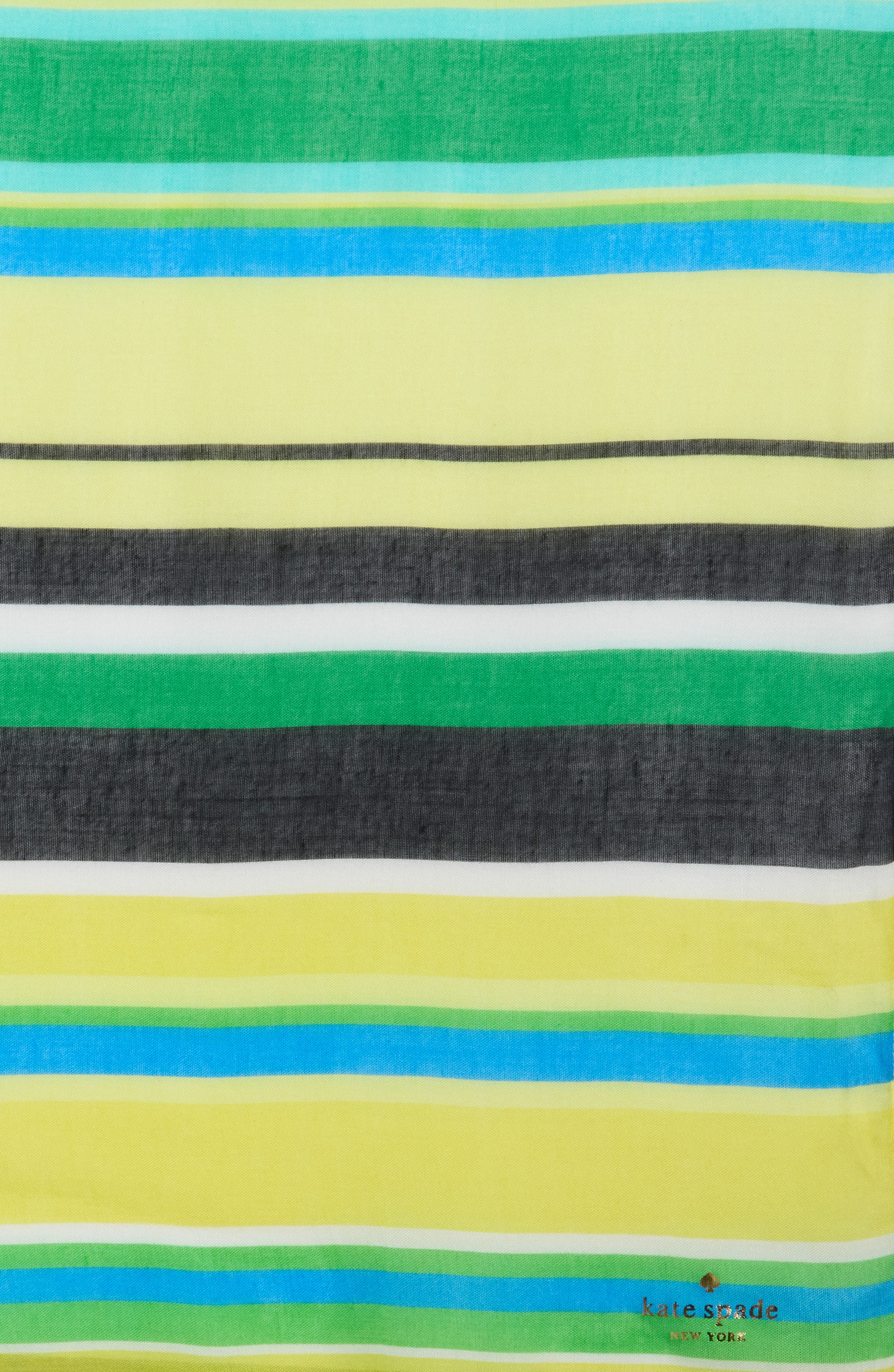 Kate Spade New York springtime stripe oblong scarf | Nordstromrack