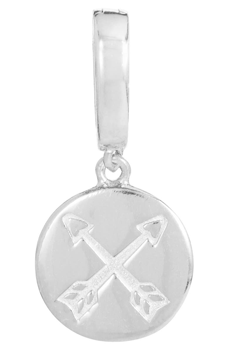 SAVVY CIE JEWELS 18K Yellow Gold Vermeil Double Arrow Charm | Nordstromrack